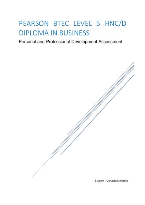 pdf pearson btec level 5 in personal and professional development