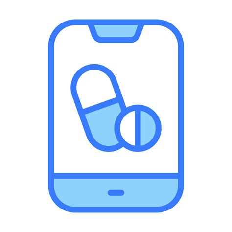Pills Inside Mobile Denoting Concept Of Online Pharmacy Store Vector Art At Vecteezy