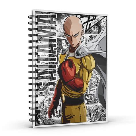 One Punch Man Spiral Notebook Desi Urban