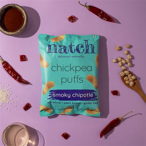 Natch Snacks Chickpea Puffs Photography On Behance
