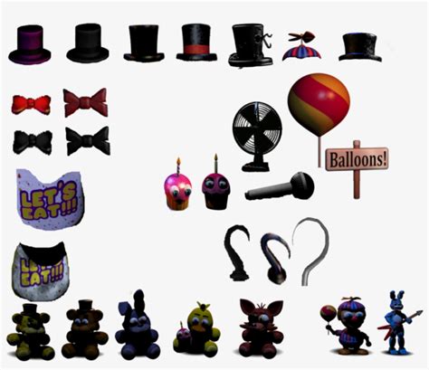 Download Fnaf Prop Pack Update By Theredcat13 Peças De Animatronics