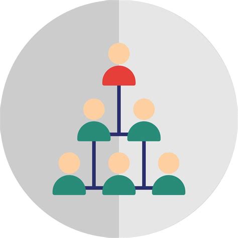 Hierarchical Structure Flat Scale Icon Design 43952661 Vector Art At
