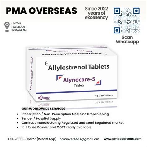 Allylestrenol 5mg Tablets Packaging Type Box At Rs 1450box In Nagpur