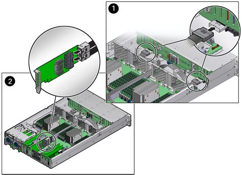 Install Nvme Cables Oracle® Server X5 2l Service Manual