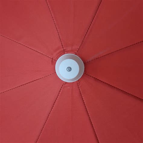 Domed Beach ECO Parasol With Responsibly Sourced Wood Brollies And