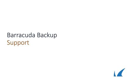 Barracuda Backup Easy Cloud Connected Backup Version 5 4 July Ppt