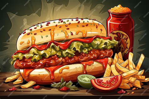 Premium Vector Hamburgers Junk Food Vector Element Of Street Food