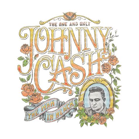Johnny Cash The One And Only Png Svg Files Etsy