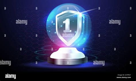 Protect And Security Of Safe Concept Dome Shield Geometric Vector