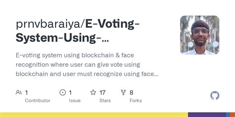 github prnvbaraiya e voting system using blockchain e voting system