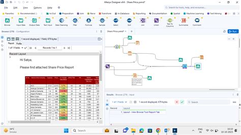 Visual Layout With Email Body Alteryx Community