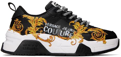 Versace Jeans Couture 黑色 Logo Couture Stargaze 运动鞋 Ssense