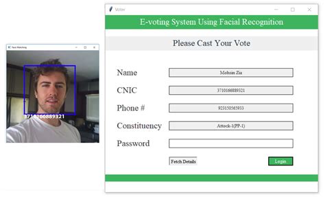 Github Mohsinziaofficial Python Evoting System Facial Recognition Facial Recognition Based E