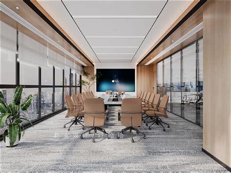 充满高级感的办公室设计丨工装案例 设计师叶玲玲 站酷zcool