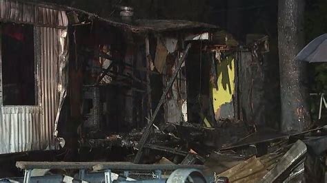 Man Found Dead In Burning Mobile Home In Huffman Abc13 Houston