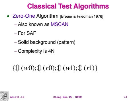 Ppt Testing Semiconductor Memories Powerpoint Presentation Free Download Id436646