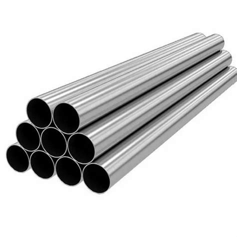 Polished Stainless Steel Seamless Round Pipe Wall Thickness 5 Mm
