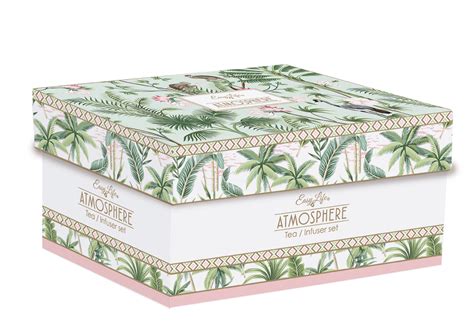 Set Ceainic Cu 2 Cesti Wild Tropical Easy Life