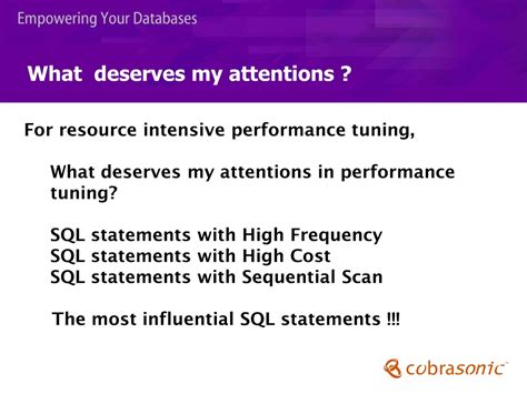 Ppt Dbsonar For Informix Performance Tuning The Ultimate Tool