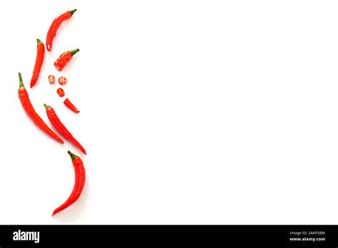 Cross Section Of Chili Pepper Cut Out Stock Images And Pictures Alamy