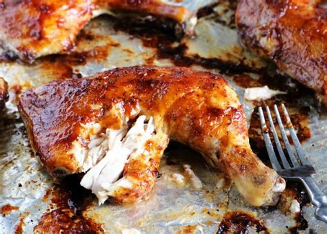 BBQ Baked Chicken Quarters The Anthony Kitchen