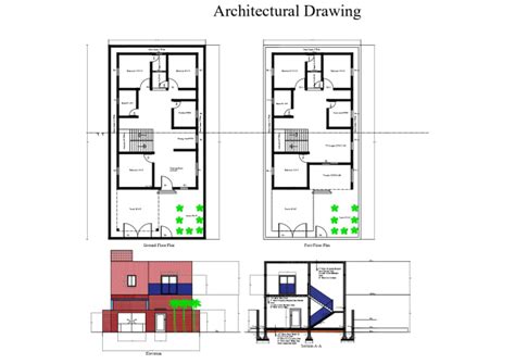 Draw House Floor Plans With Optimum Utilization Of Space By