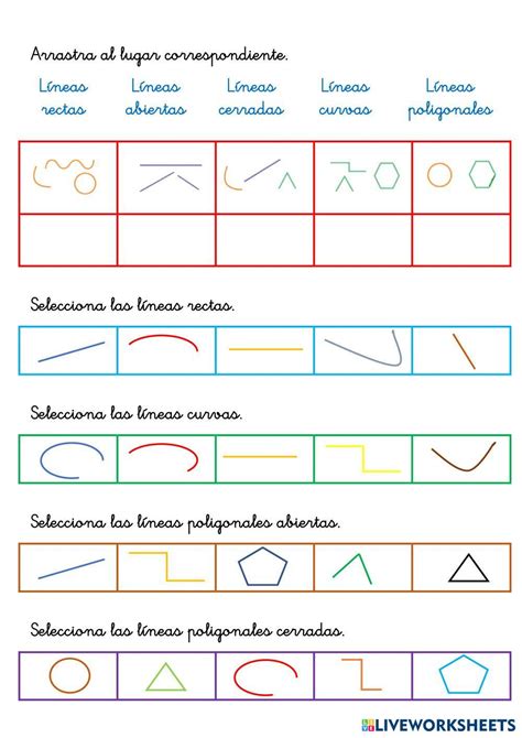 Las LÍneas Live Worksheets