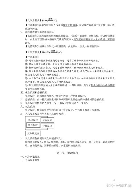 九上化学第二单元《我们周围的空气》重点核心要点总结暑假预习专用资料 知乎