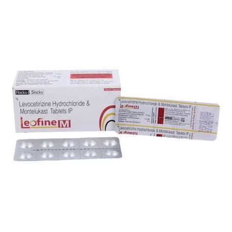 Tablet Levocetirizine Leofine M Tab For Hospital Who At Rs 112 Box In Bhawanigarh