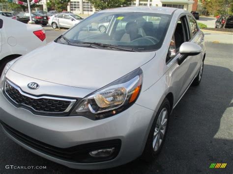 2015 Bright Silver Kia Rio Ex 101164406 Car Color