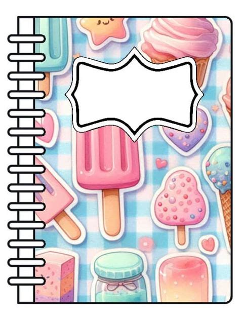 6 Popsicle And Notebook Name Tags Popsicle Back To School Notebook Cubby