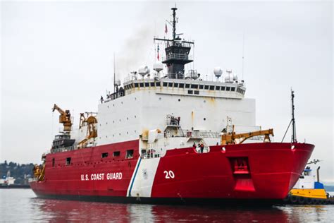 Us Coast Guard Cutter Healy Docks In Seattle After A 73 Day Arctic