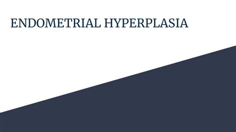 Endometrial Hyperplasia Pptpdf