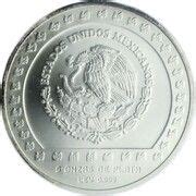 10 000 Pesos Piedra De Tizoc 5 Oz Silver Bullion 1992 Mexico Silver