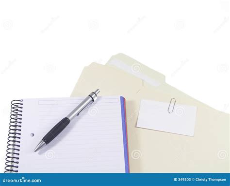 Client Files Stock Image Image Of Banking Paperwork Notes 349303