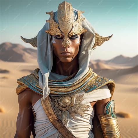 Premium Photo Fantasy Assassin Concept With Templars And Desert Fashion