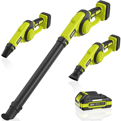Ework Small Leaf Blower Cordless 21v Mini Leaf Blower 200 Mph With