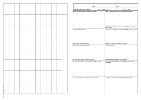 Create Your Own School English Esl Worksheets Pdf And Doc