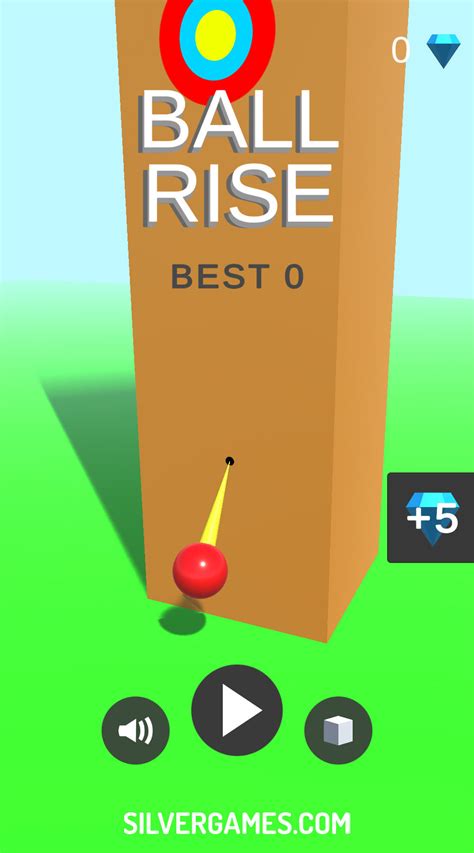 Ball Rise Play Online On Silvergames 🕹️