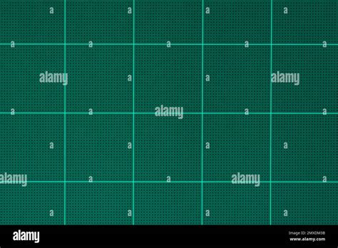 Rubber Green Cutting Mat Sheet With Grid Guide Line Scale Square Shape Background Idea For Paper