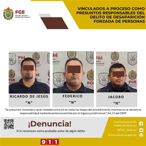 Vinculados A Proceso Tres Policías Estatales Como Presuntos