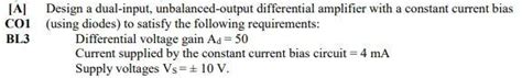 Solved A Design A Dual Input Unbalanced Output