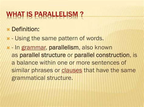 ppt parallelism powerpoint presentation free download id 6391665