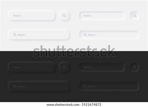 Search Bars Different Variations Ui Ux Stock Vector Royalty Free Shutterstock