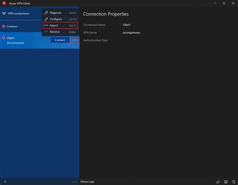 Configure P S VPN Clients Certificate Authentication Azure VPN Client Windows Azure VPN