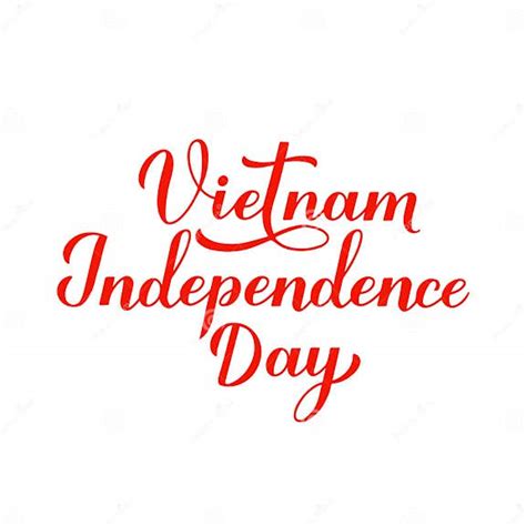越南独立日书法手稿 越南国庆节9月2日 向量例证 插画 包括有 共和国 聚会所 独立 革命 193453140