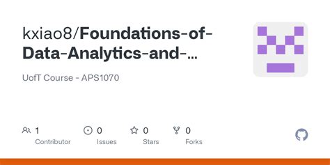 foundations of data analytics and machine learning f22 aps1070 project 1 ipynb at main · kxiao8