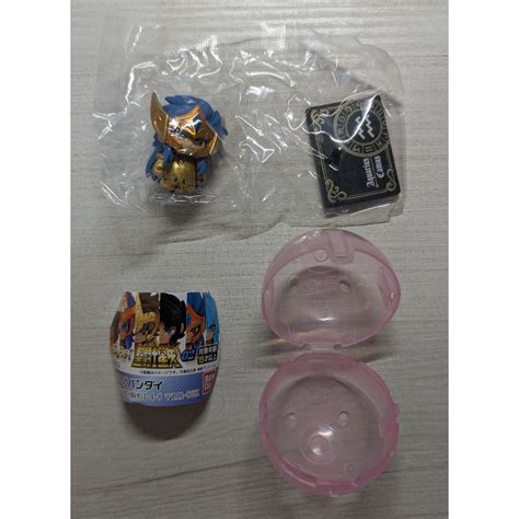 Bandai 萬代 聖鬥士星矢 黃金聖鬥士 水瓶座 卡妙 Q版公仔 02 第二彈 扭蛋 轉蛋 全新 現貨 蝦皮購物