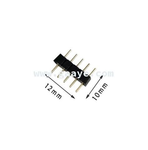 Pin Plug Male Connector For RGBW RGBWW Female SMD LED Strip RGB Single Color Led Lighting