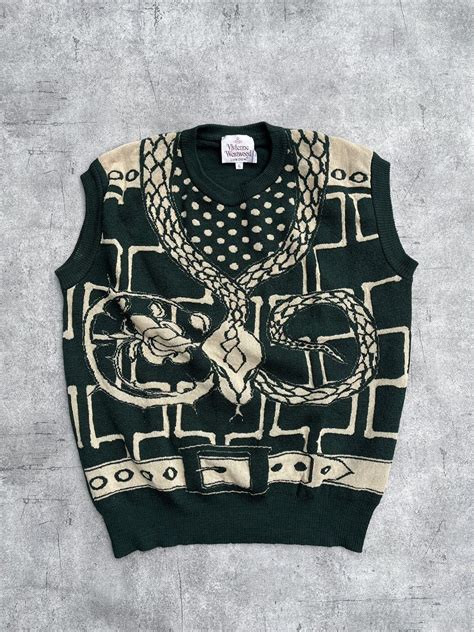 Vivienne Westwood Vivienne Westwood Python And Roses Sweater Vest Grailed